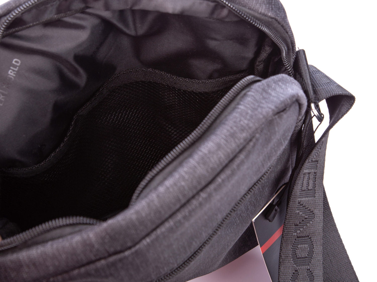 Coveri World średnia torebka męska na ramię czarna | Ładne Torby.pl