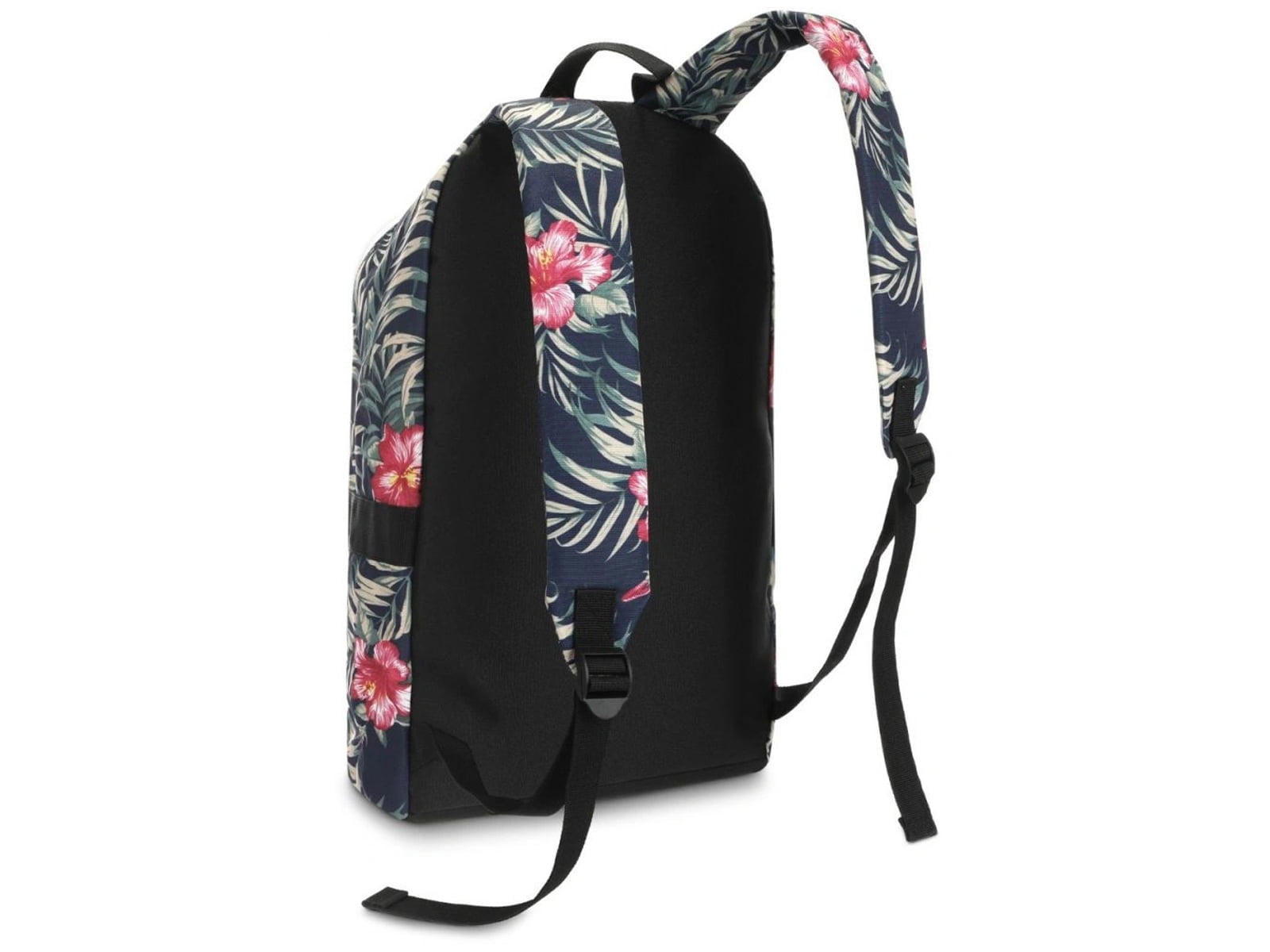 Ciemny kolorowy plecak damski w kwiaty ZAGATTO | Ładne Torby.pl